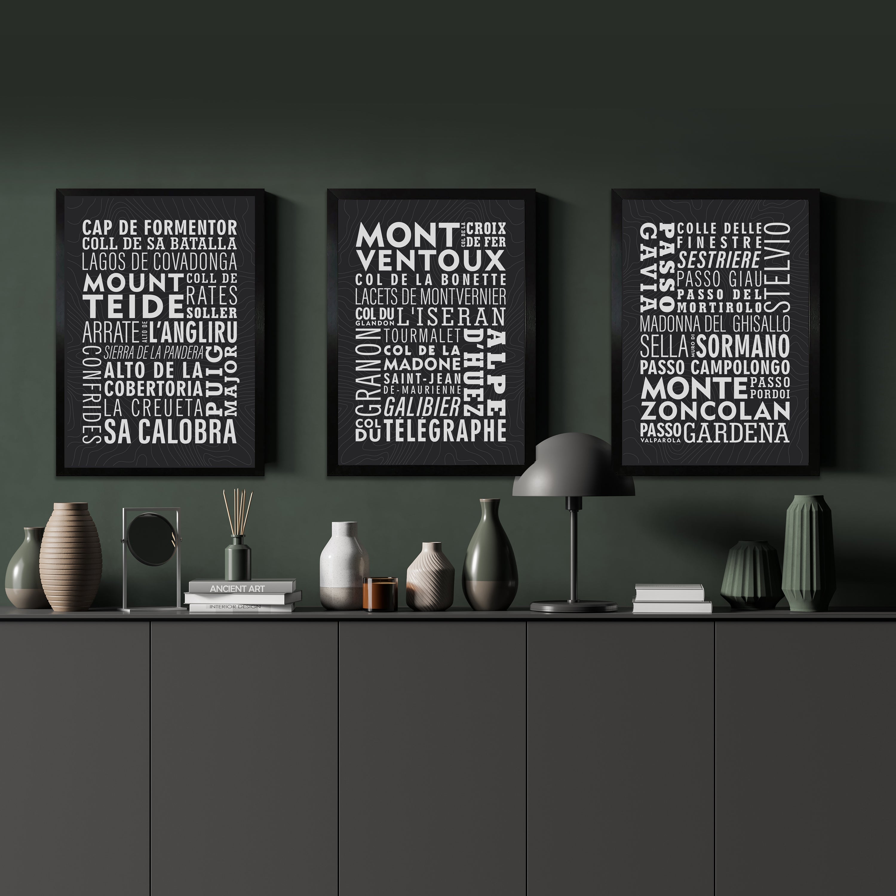 Cycling Art Print Triptych Bundles - Save 20% – Pain Cave Prints