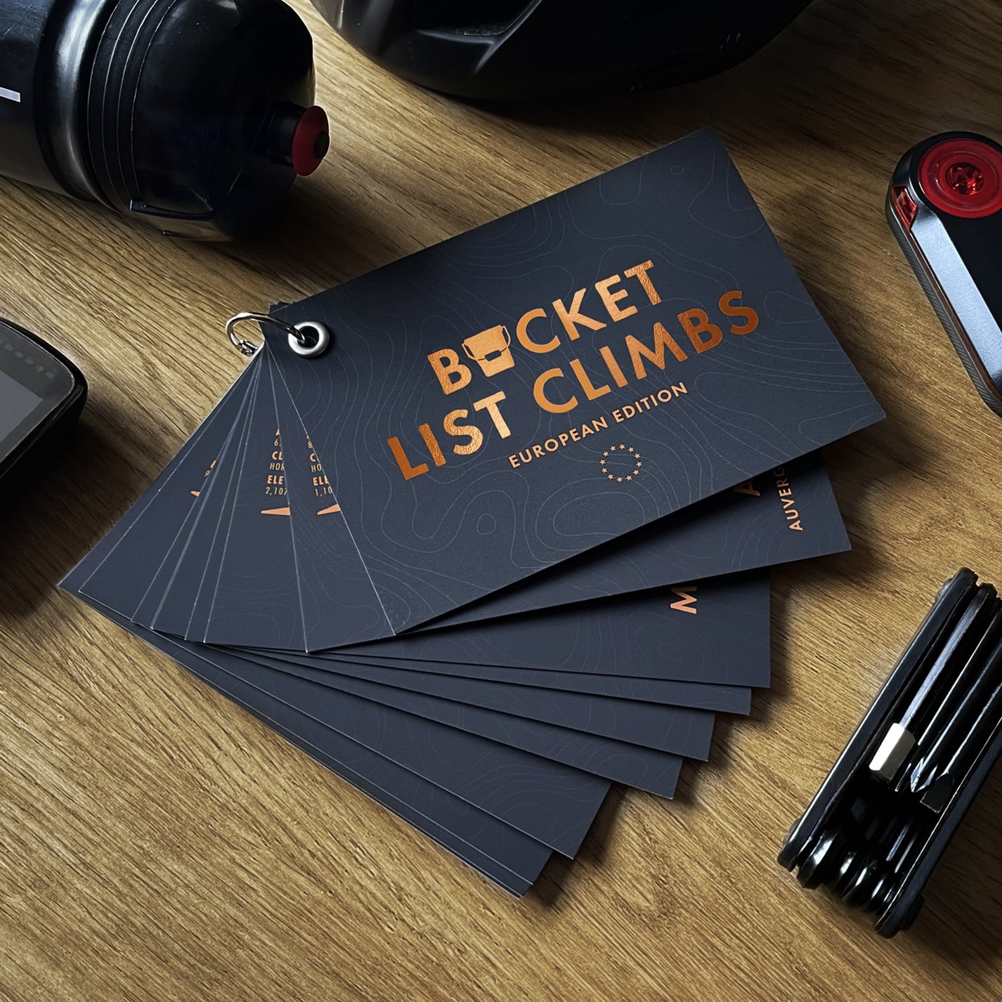 European Bucket List Climbs - Cycling Route Achievement Cards - Cyclin ...