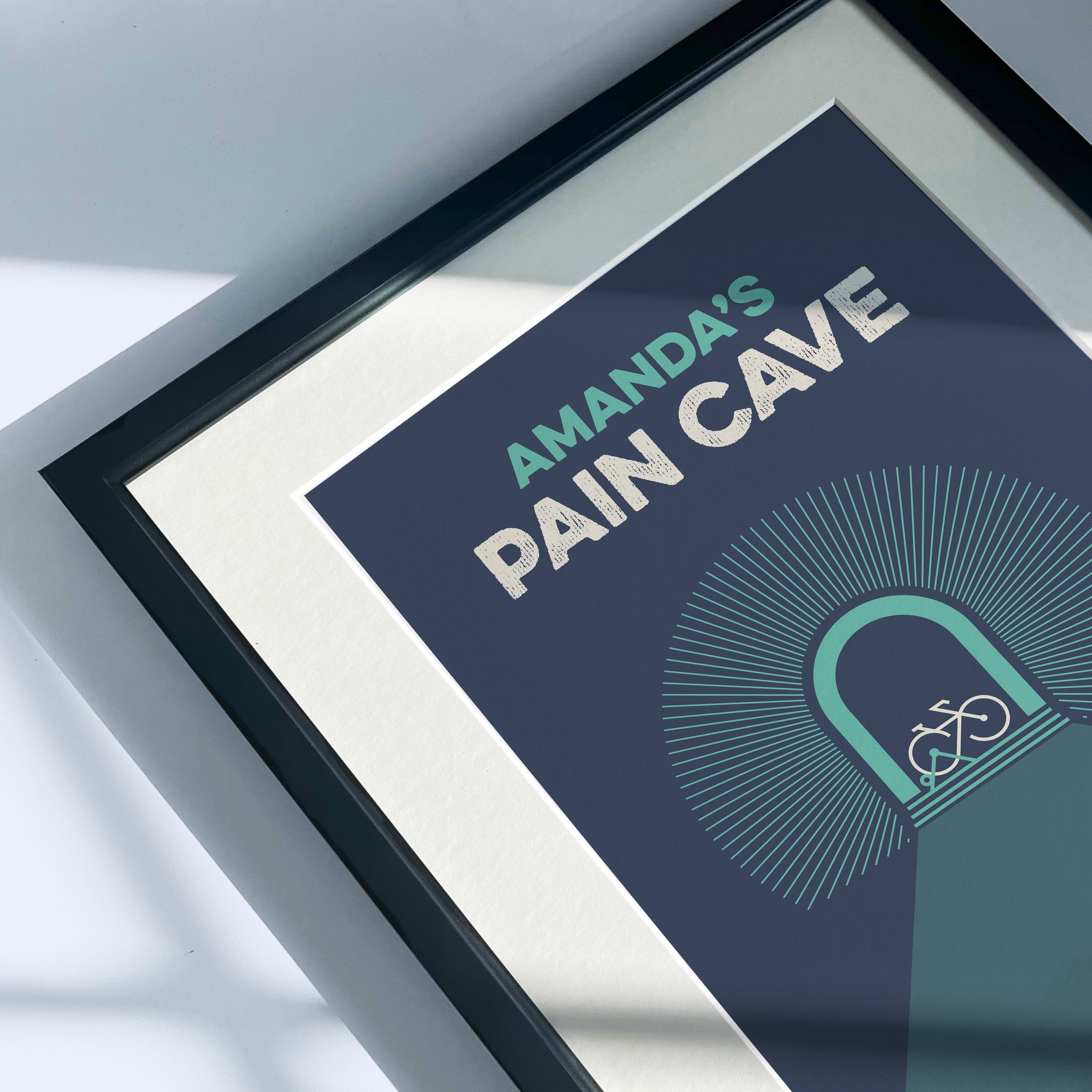 Personalised Pain Cave Poster - ‘Shut Up Legs’ Motivational Print ...