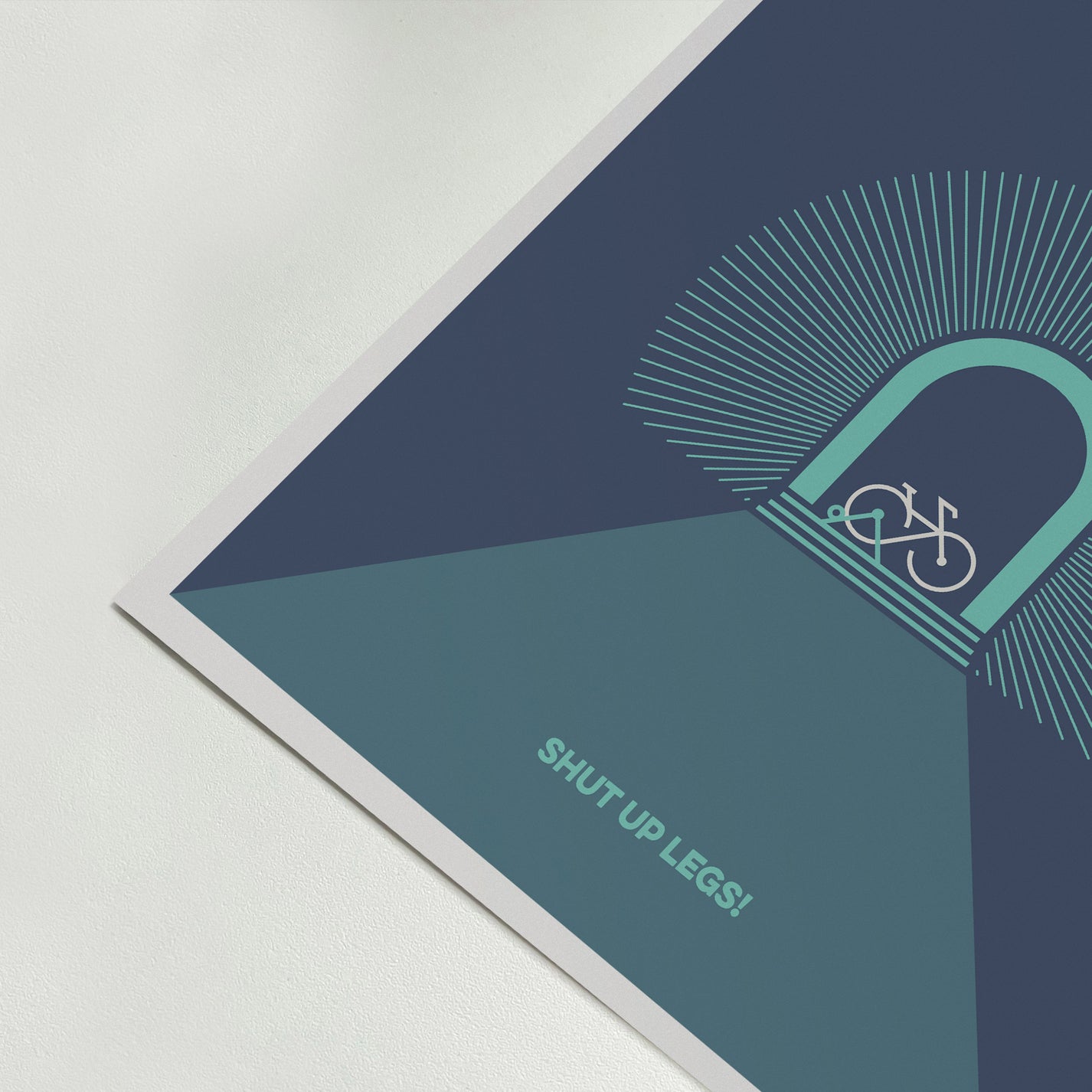 Personalised Pain Cave Poster - ‘Shut Up Legs’ Motivational Print ...