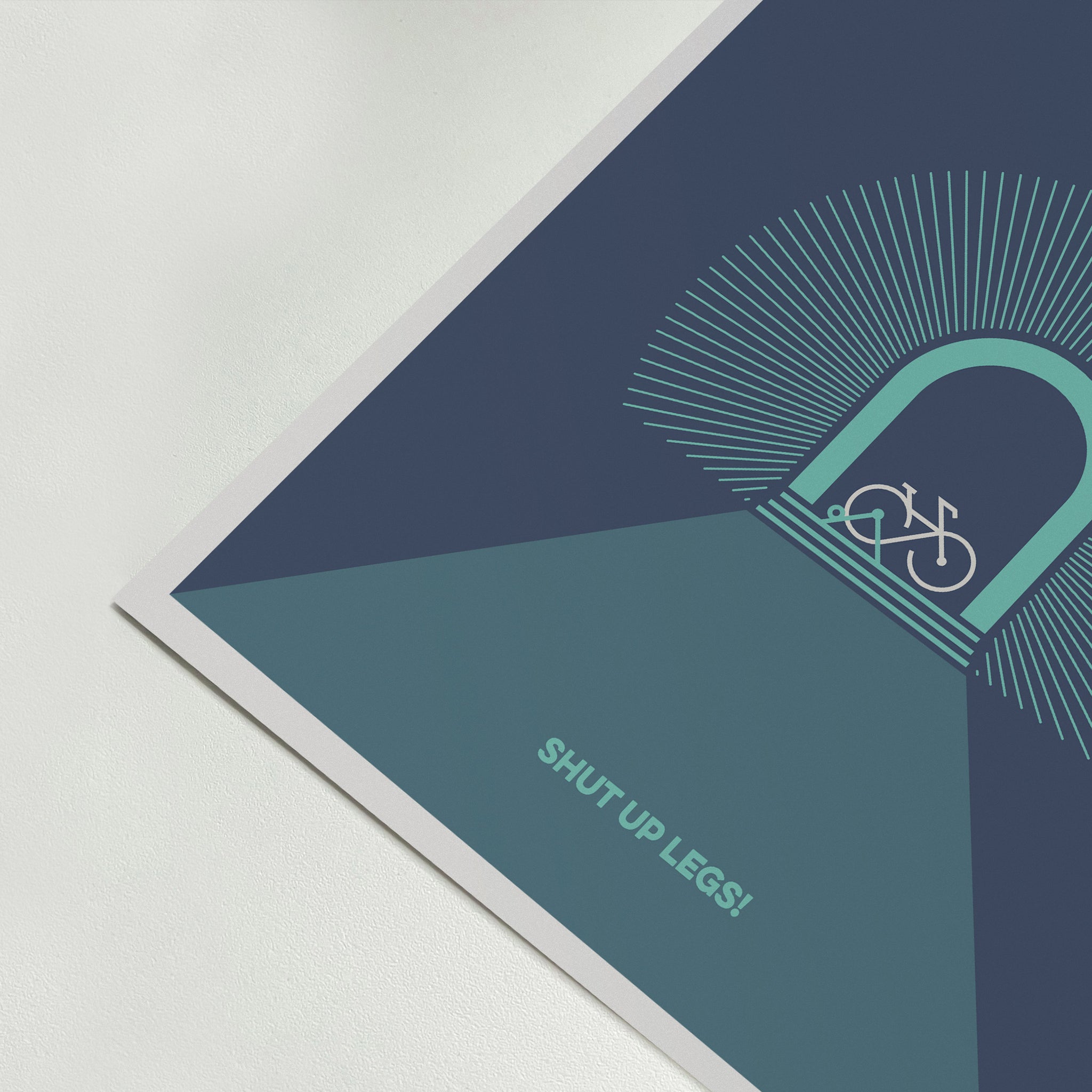 Personalised Pain Cave Poster - ‘Shut Up Legs’ Motivational Print ...